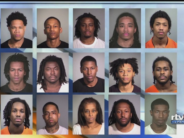 Nine Gett Money Gang members arrested - TheIndyChannel.com Indianapolis, IN